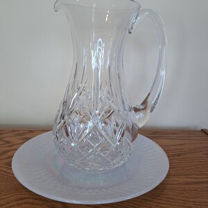 Pitcher, Vintage Waterford Crystal Pitcher, Killarney Pattern, Crystal ...