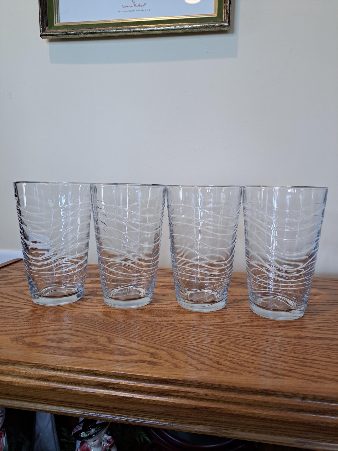 Drinking Glasses, Vintage Libbey, Set of 4 Libbey Orbita Coolers ...
