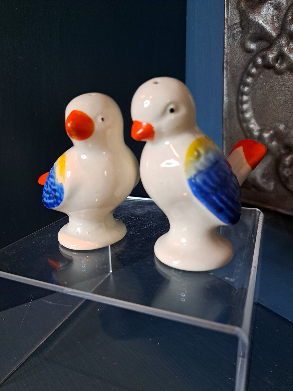 Salt and Pepper Set, MCM Love Bird S & P Set, Songbird Salt and Pepper ...