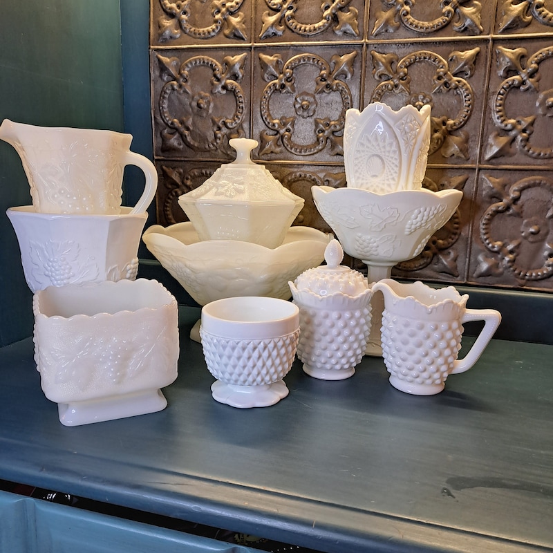 Milk Glass - Etsy