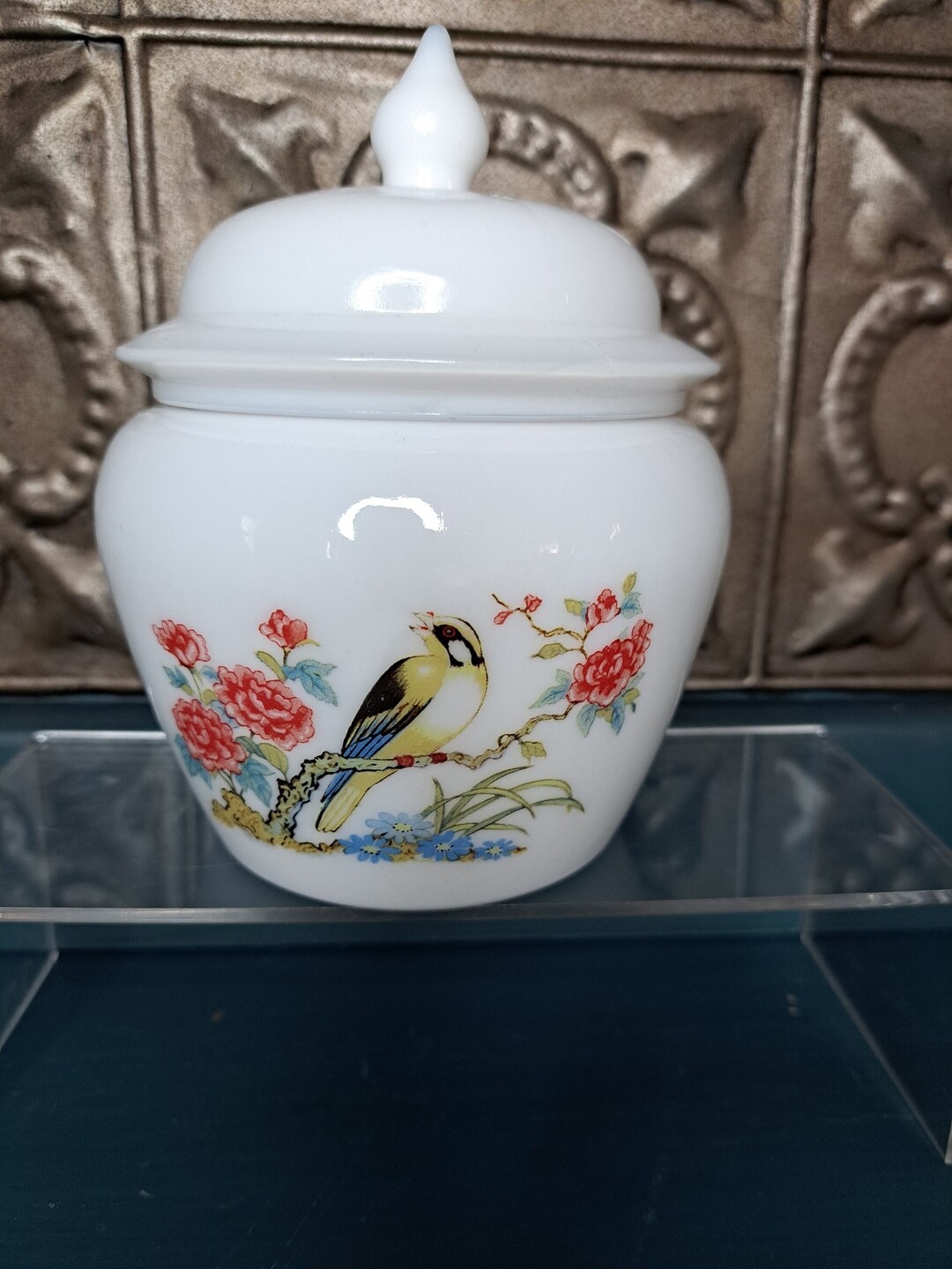 Chinoiserie, Vintage Chinoiserie Ginger Jar, Avon Jar, Grand Millennial ...