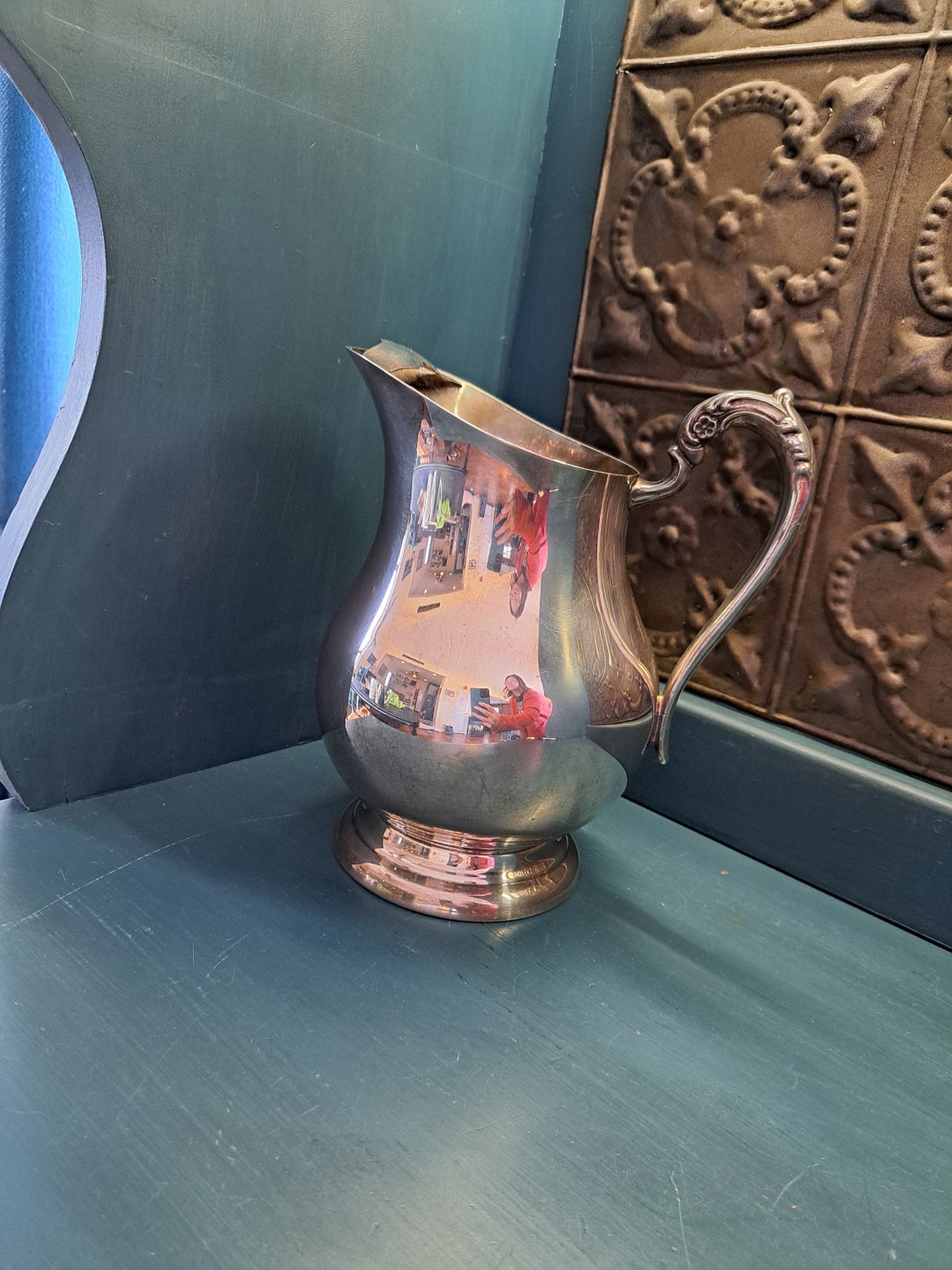 Pitcher, Silver Pitcher, Silver Plate, Antique Rogers Silver Plated ...