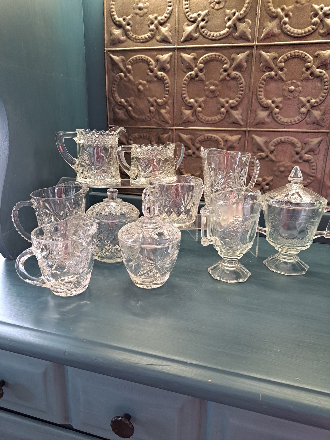 Sugar and Creamer, Vintage Star of David Cream and Sugar Dish ...