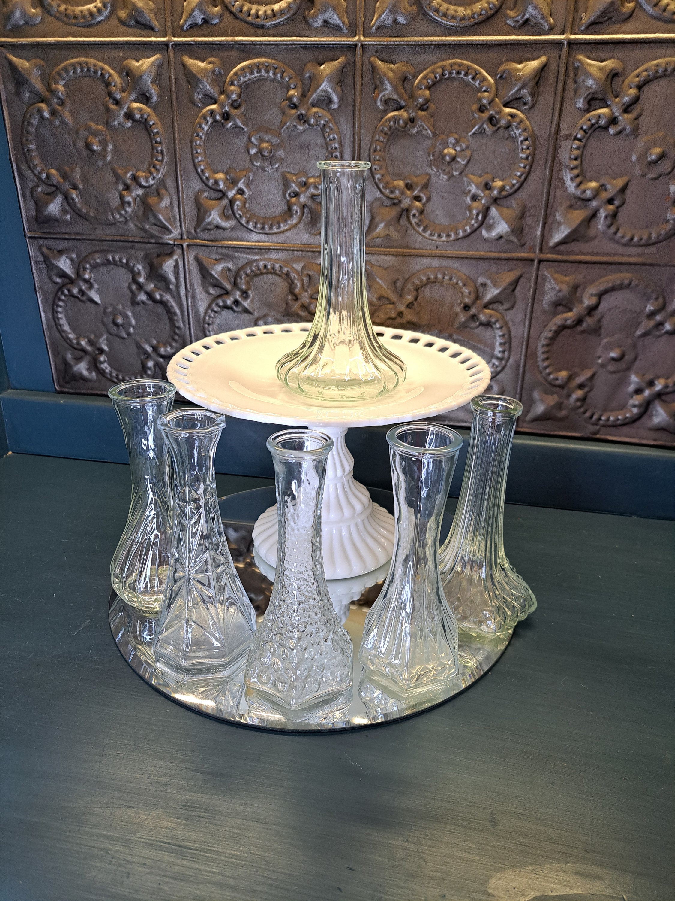 Vase, CHOICE, Cut Glass Flower Bud Vase, Small Glass 6 in Vase, Vintage ...