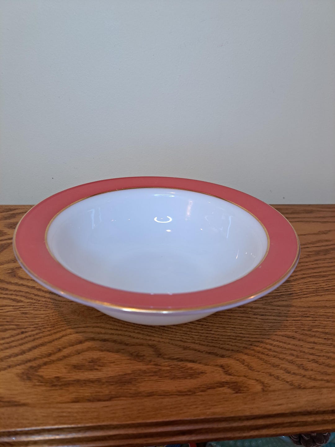 Pyrex Serving Bowl, Vintage Pyrex Flamingo Pink Milk Glass Large Bowl ...