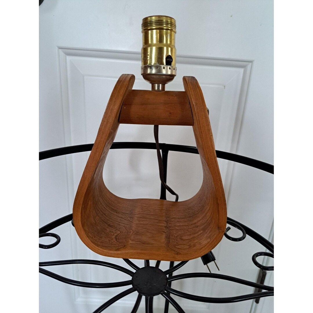 Lamp, Rare, Vintage Western Stirrup Lamp Horse, Fort Recovery Stirrup ...