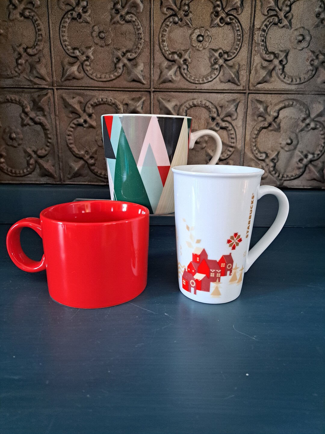 Coffee Cup, Starbucks Red Christmas Coffee Mug, Choice: All Red ...