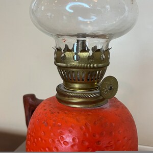 Miniature Oil Lamp, Florida Orange Oil Lamp. Figural Orange Souvenir ...