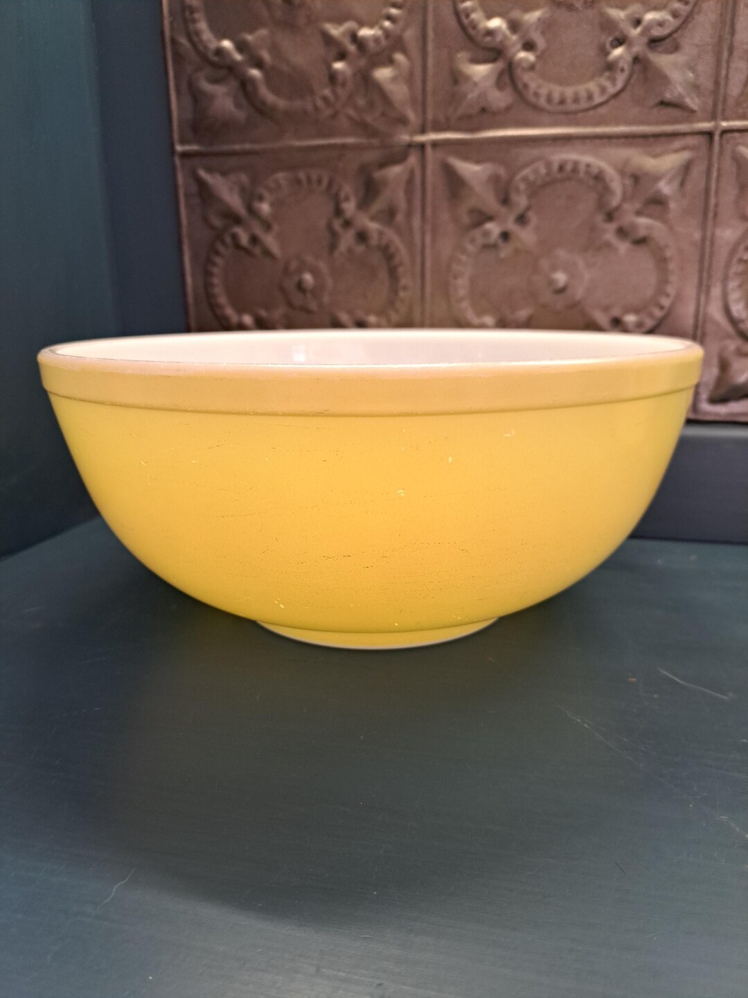 Pyrex, Yellow 404 Pyrex, Vintage Pyrex Primary Yellow, Yellow Kitchen ...