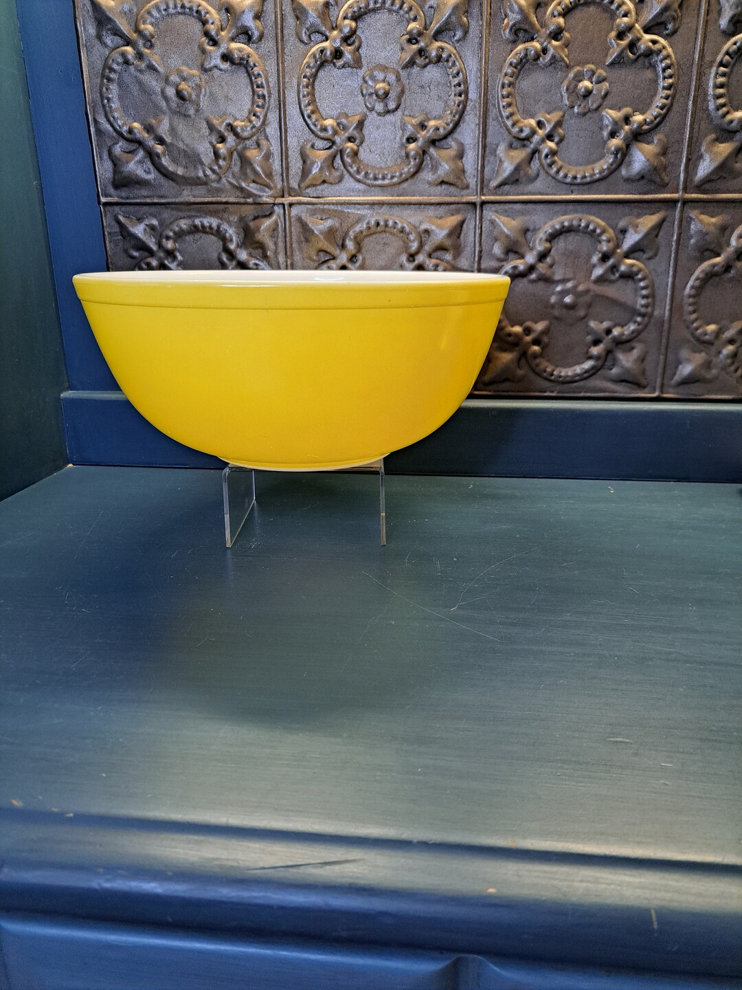 Pyrex, Yellow 404 Pyrex, Vintage Pyrex Primary Yellow, Yellow Kitchen ...