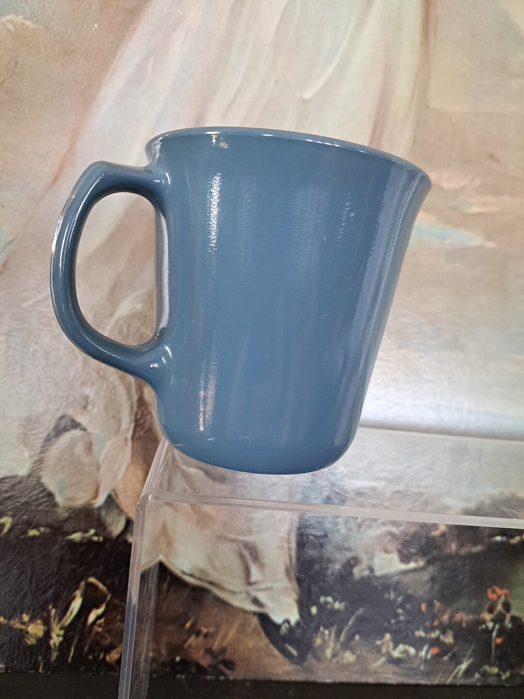 Pyrex Coffee Cup D Handle Blue Pyrex Coffee Mug Vintage - Etsy