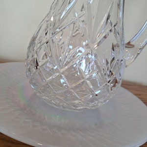 Pitcher, Vintage Waterford Crystal Pitcher, Killarney Pattern, Crystal ...