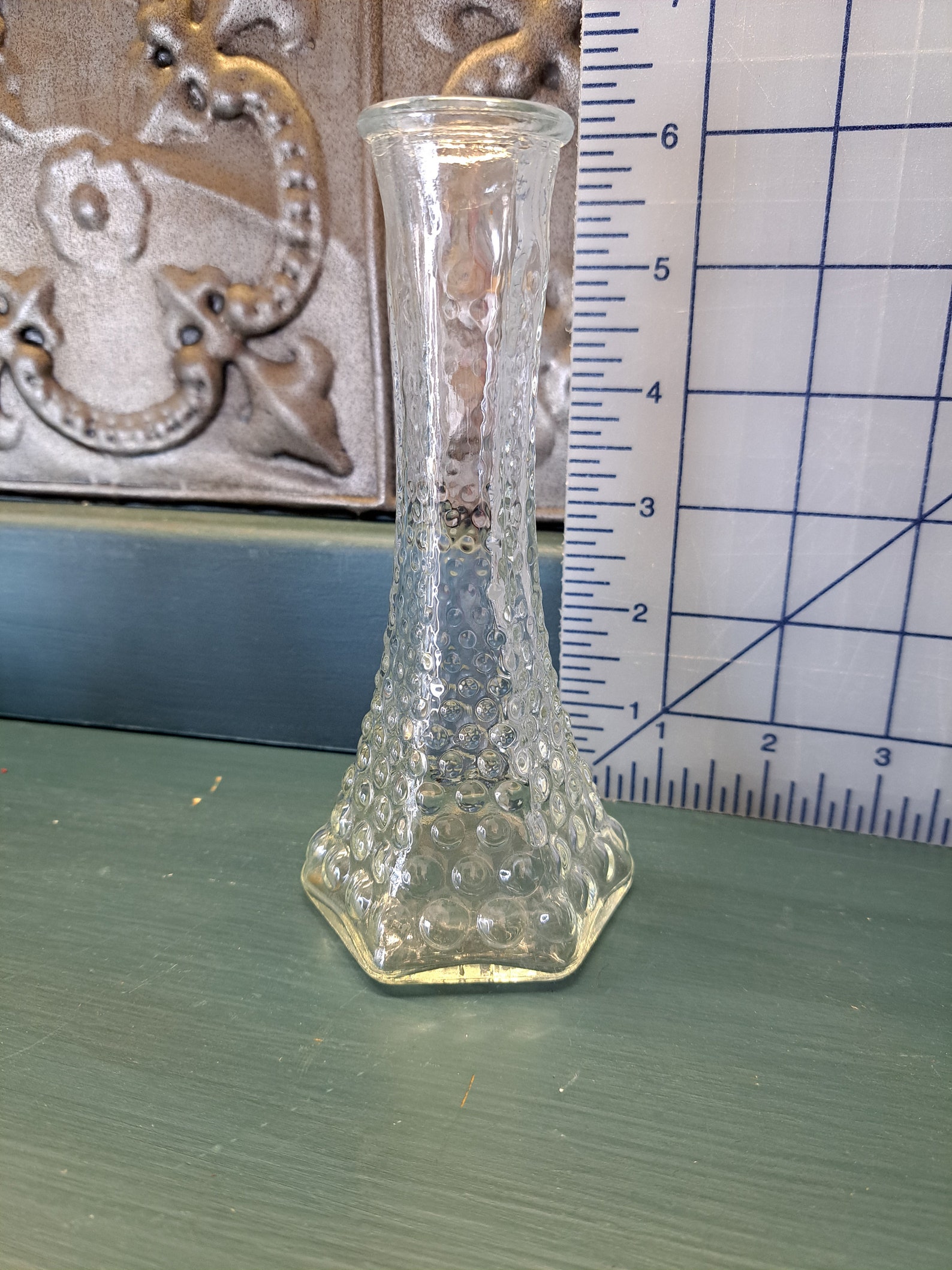 Vase, CHOICE, Cut Glass Flower Bud Vase, Small Glass 6 in Vase, Vintage ...