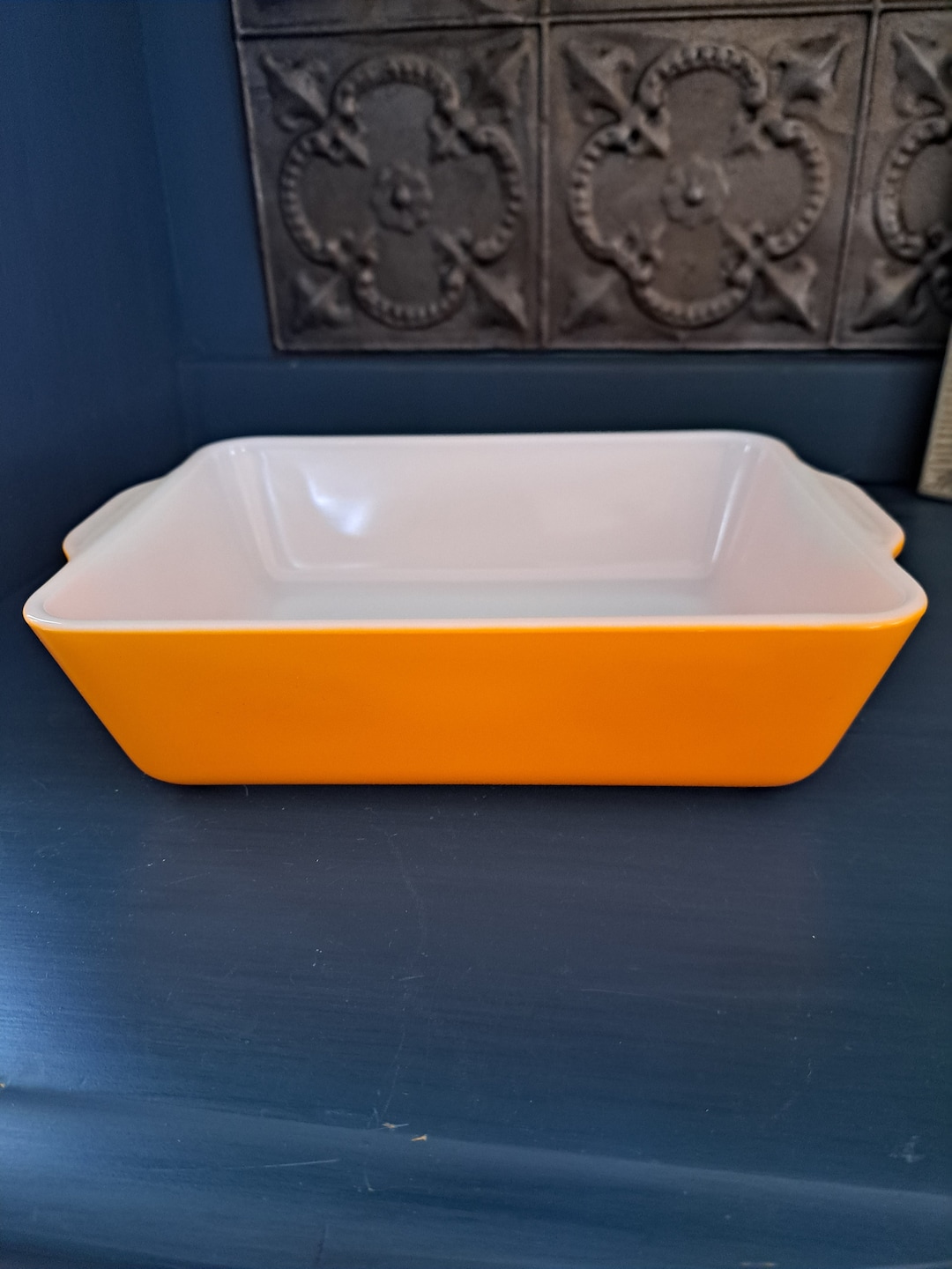 Pyrex, Orange Refrigerator Dish From the Pyrex Daisy Collection Orange ...