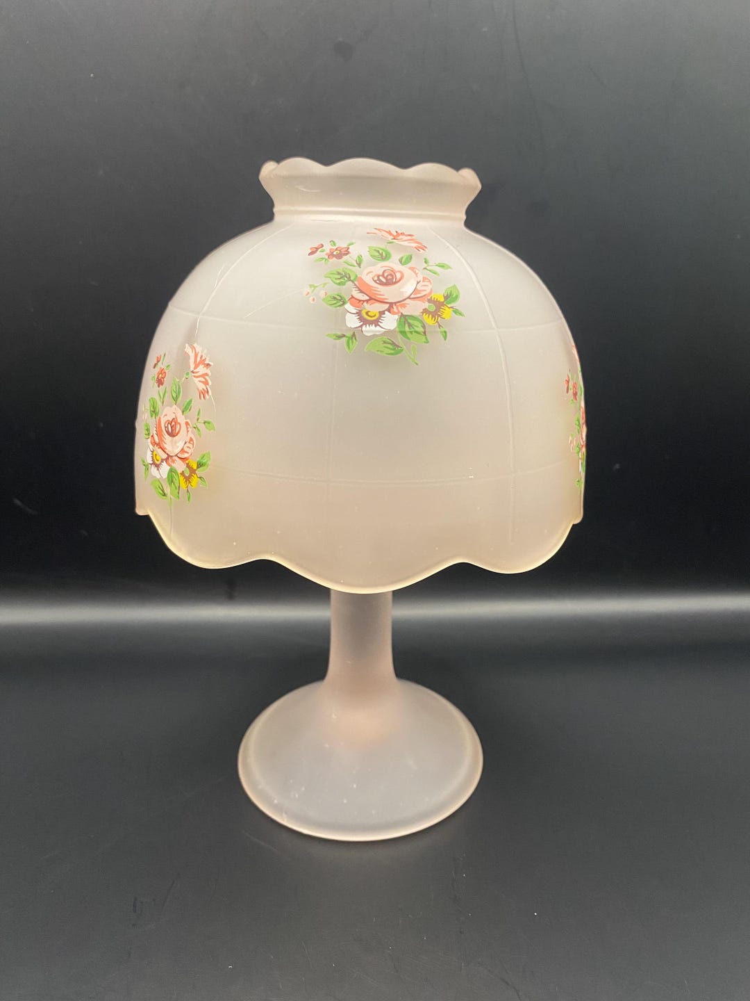 Fairy Lamp, Vintage 3 Piece Pink Fairy Lamp, Vintage Westmoreland ...