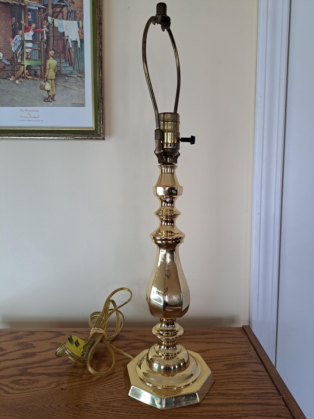 Lamp, Brass Lamp, Brass Lamp, Vintage Brass, 1980s Gorgeous Vintage 15-inch Solid Brass Lamp - Etsy