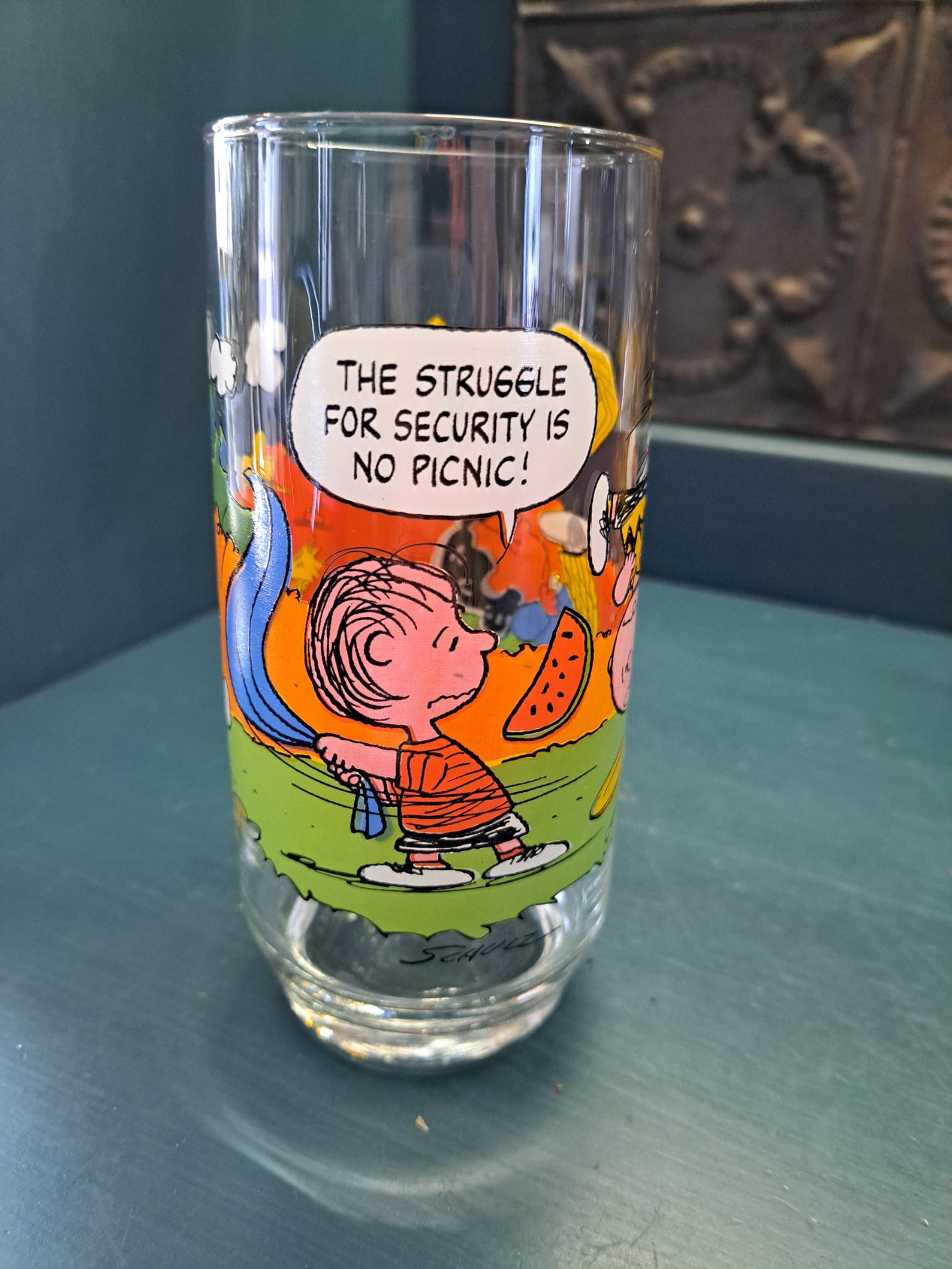 Peanuts Glass - Camp Snoopy Collection - Mcdonalds Promotional Glasses ...