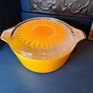 Pyrex, CHOICE, Bright Yellow or Orange Casserole Dishes From the Pyrex ...