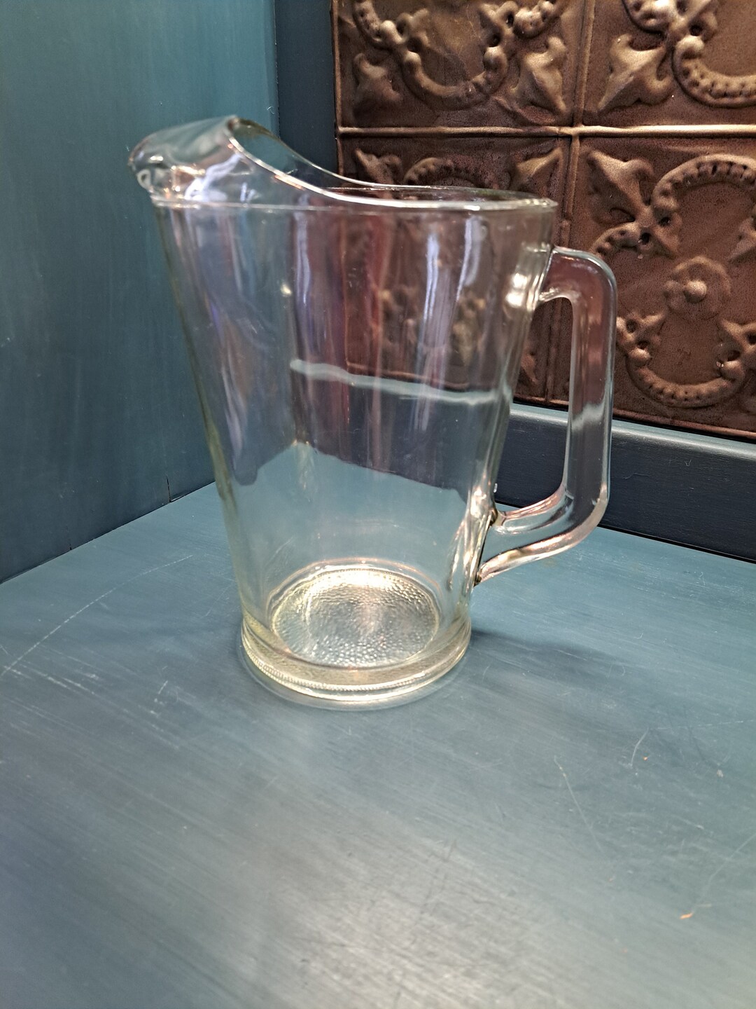 Pitcher, Vintage Clear Beer Glass Pitcher, Beer Pitcher ,lemonade ...
