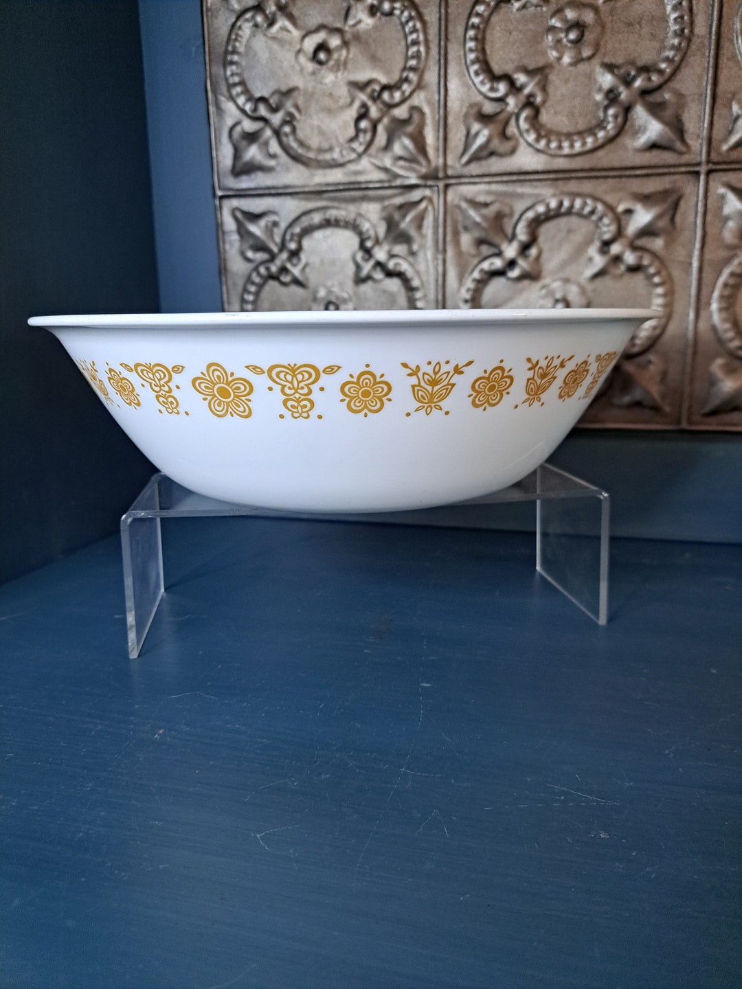 Butterfly Gold Corelle Serving Dish, Serving Bowl Butterfly Gold Pyrex ...