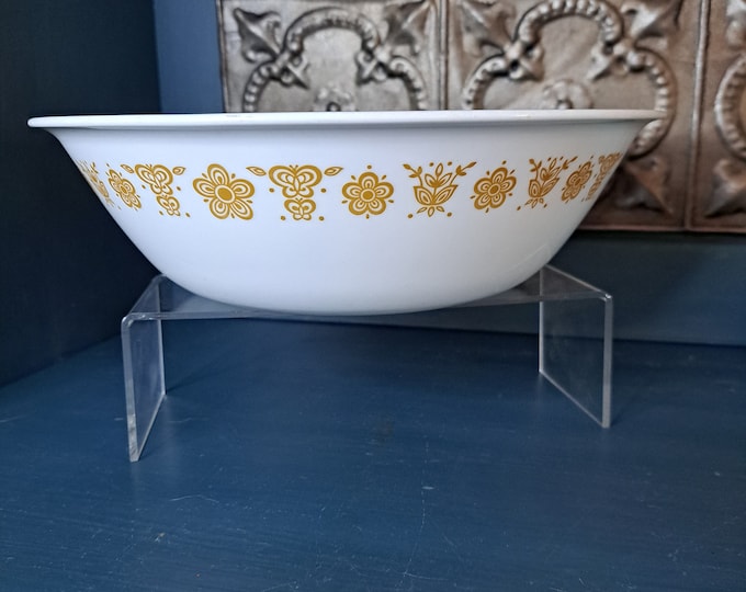 Butterfly Gold Corelle Serving Dish, Serving Bowl Butterfly Gold Pyrex ...