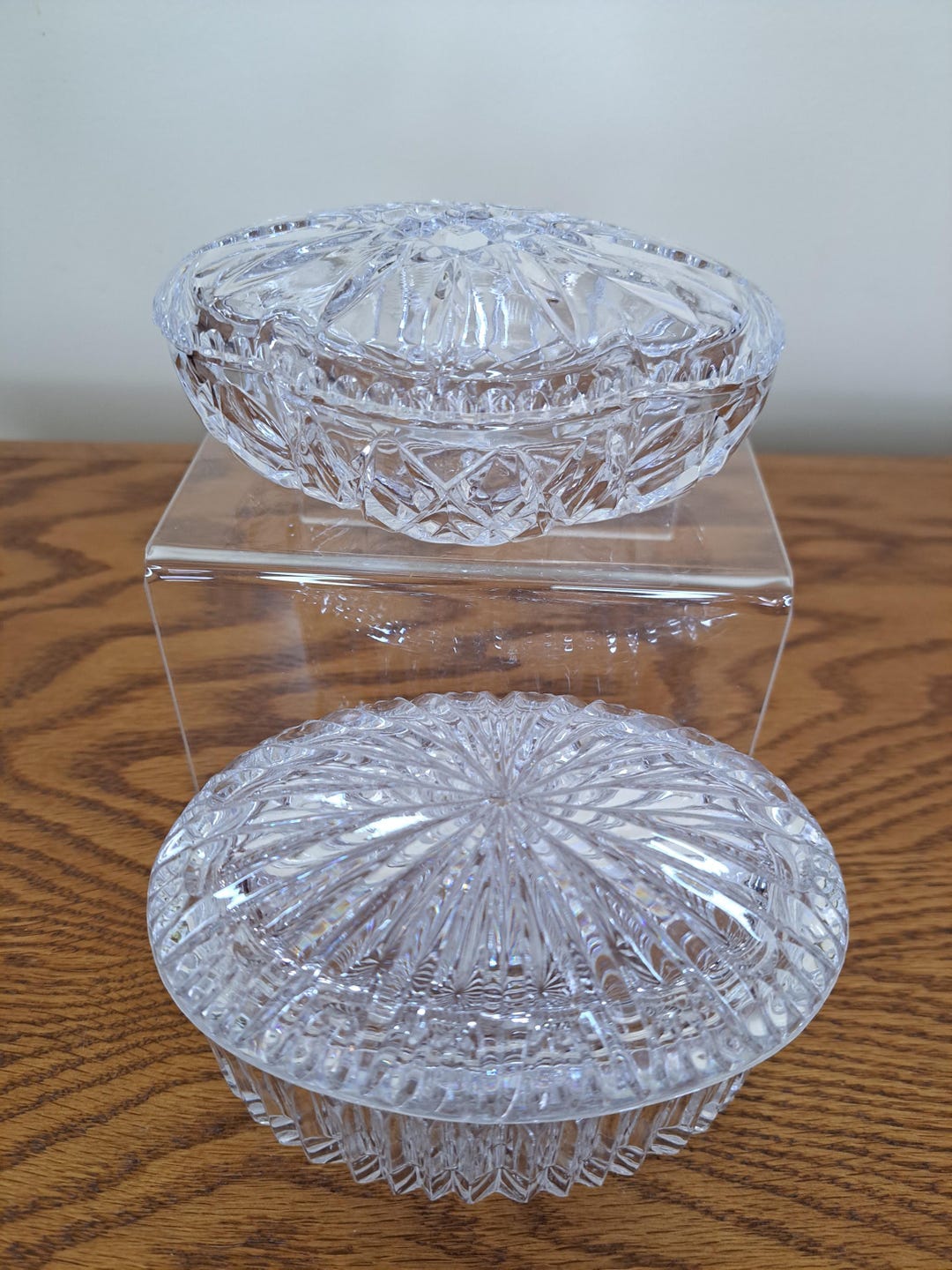 Candy Dish, Crystal Casket, Sugar, Small Trinket, CHOICE of Crystal ...