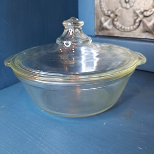 Pyrex, CHOICE 1920s Clear Pyrex, Two Have Money Dollar Sign, Hexagon ...
