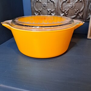 Pyrex, CHOICE, Bright Yellow or Orange Casserole Dishes From the Pyrex ...