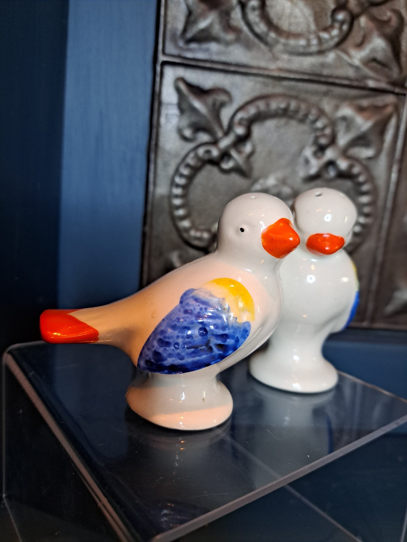 Salt and Pepper Set, MCM Love Bird S & P Set, Songbird Salt and Pepper ...