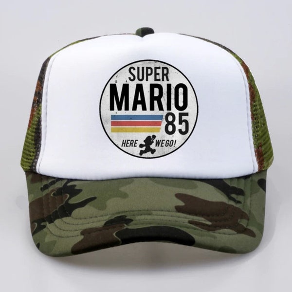 Mario Hat - Etsy
