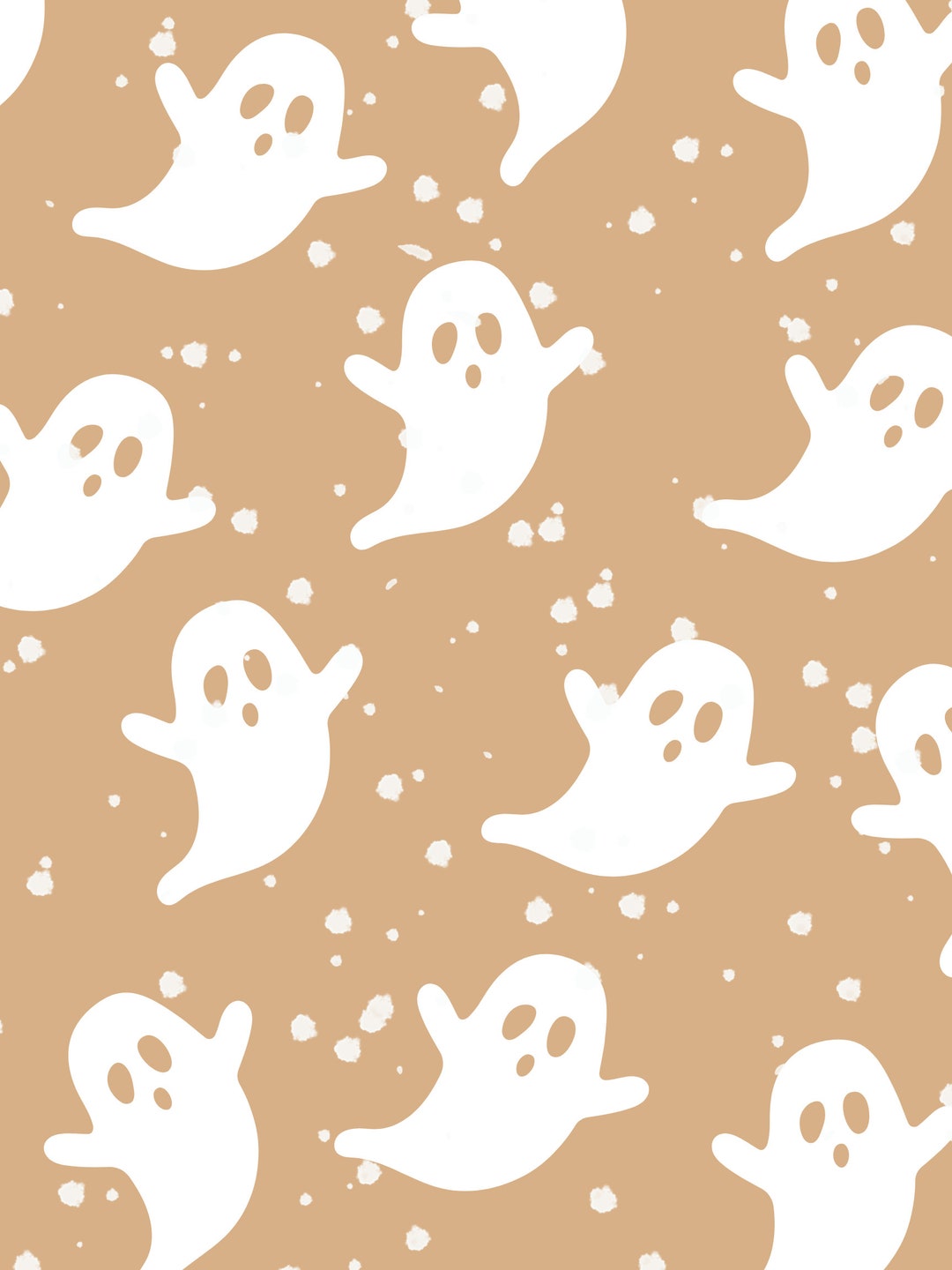 Terracotta Printable Ghost Poster - Etsy