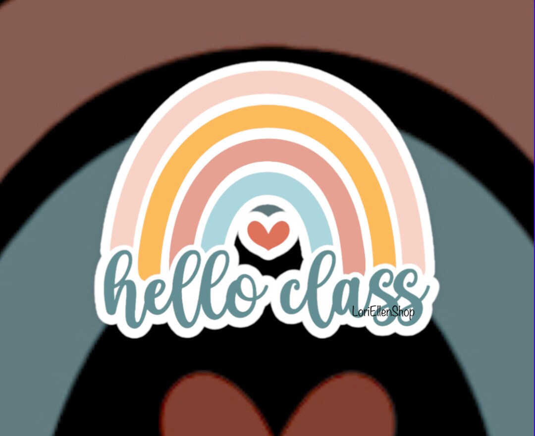 Hello Class Sticker Decal - Smudge Proof and Water Resistant. Great for ...