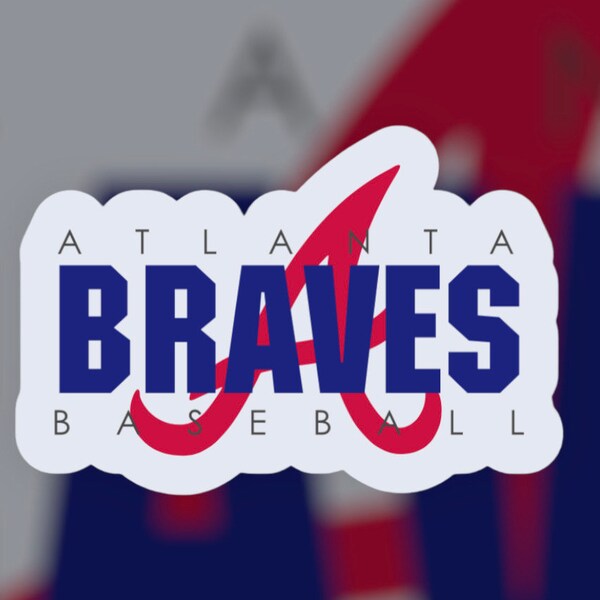 Atlanta Braves Decal - Etsy