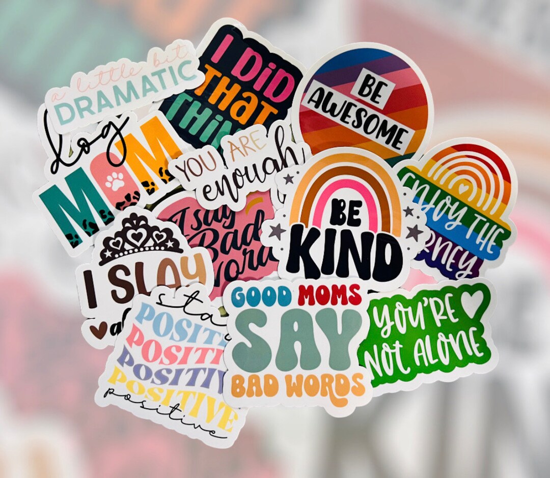 Fun Decals Made Durable With Smudge Proof and Water - Etsy