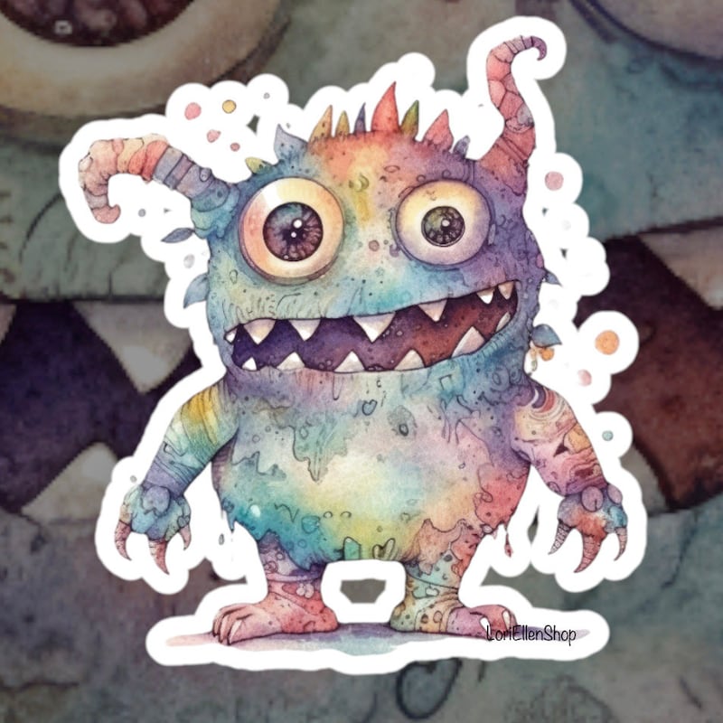 Silly Monster - Etsy