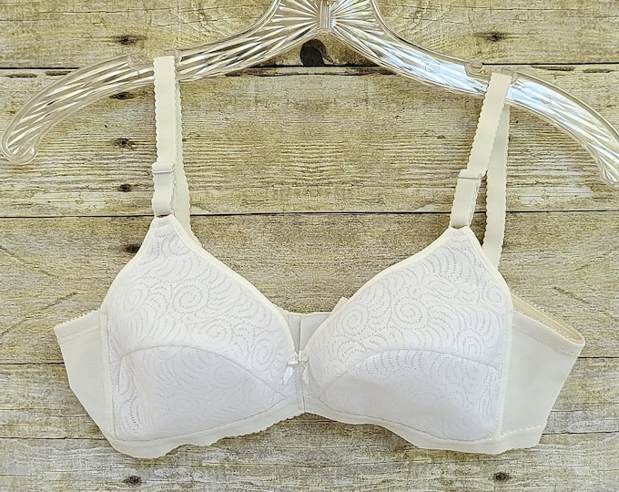 Vintage Lady Marlene White Lace 34b Bra Style 119 Vintage White Lace Bra 1970s White Lace Bra