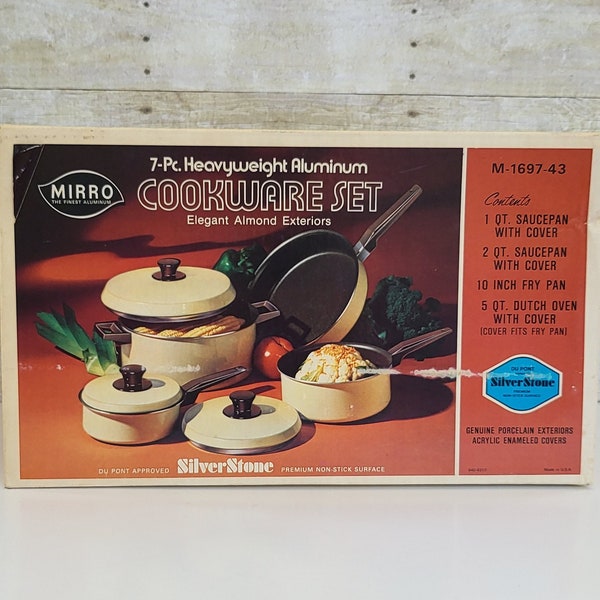 Vintage Mirro Cookware Set - Etsy