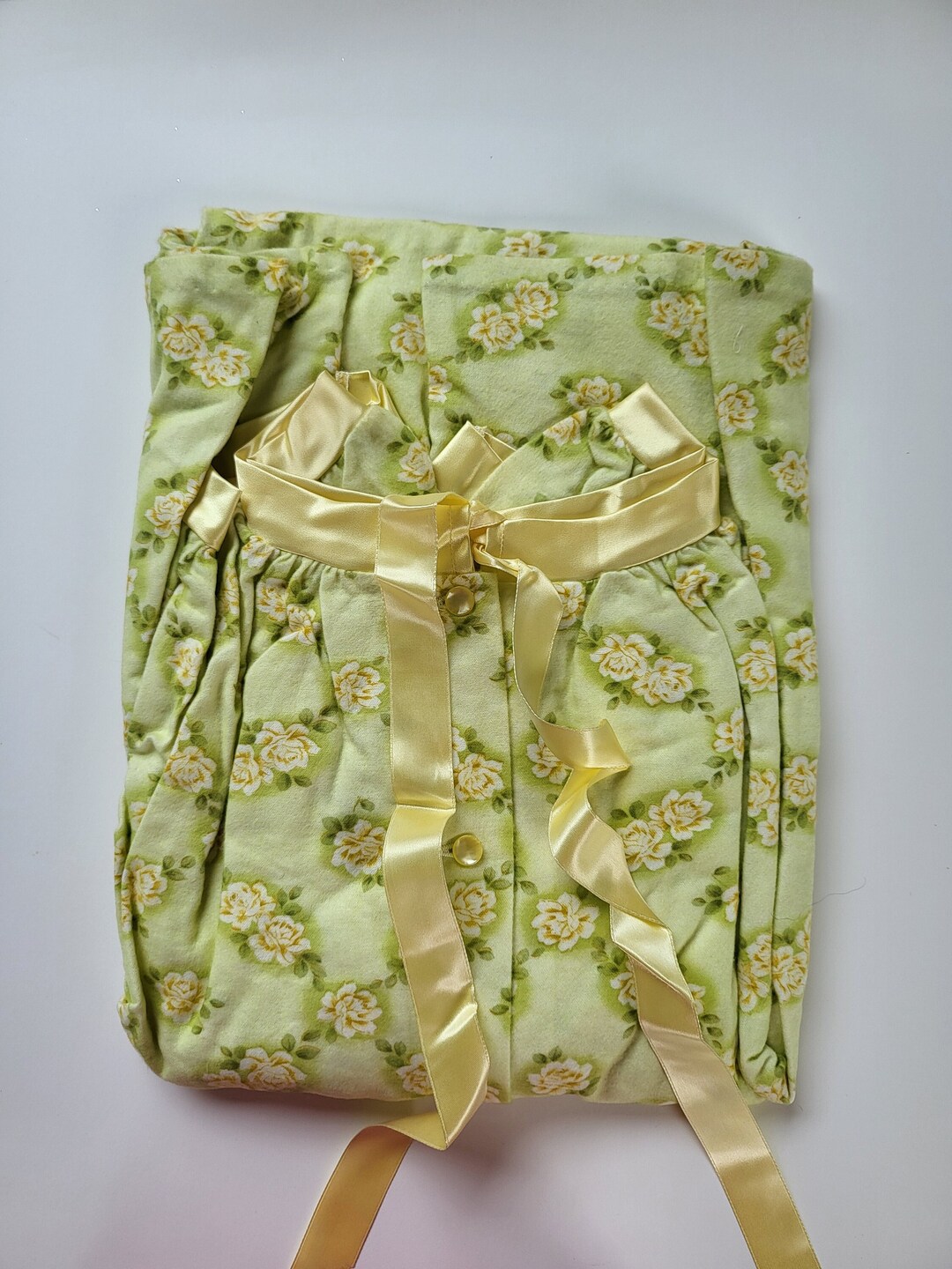 Vintage Prom'n Nod Women's Floral Flannel Pajama Set Size 32 - Vintage ...