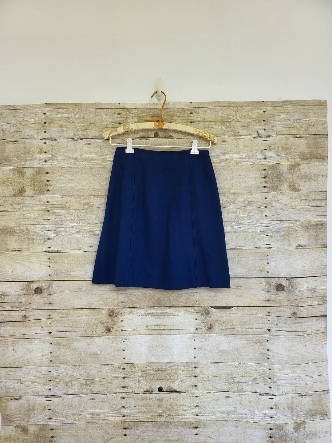 Vintage Prestige by David Presson - Boston Navy Pencil Skirt - Vintage ...