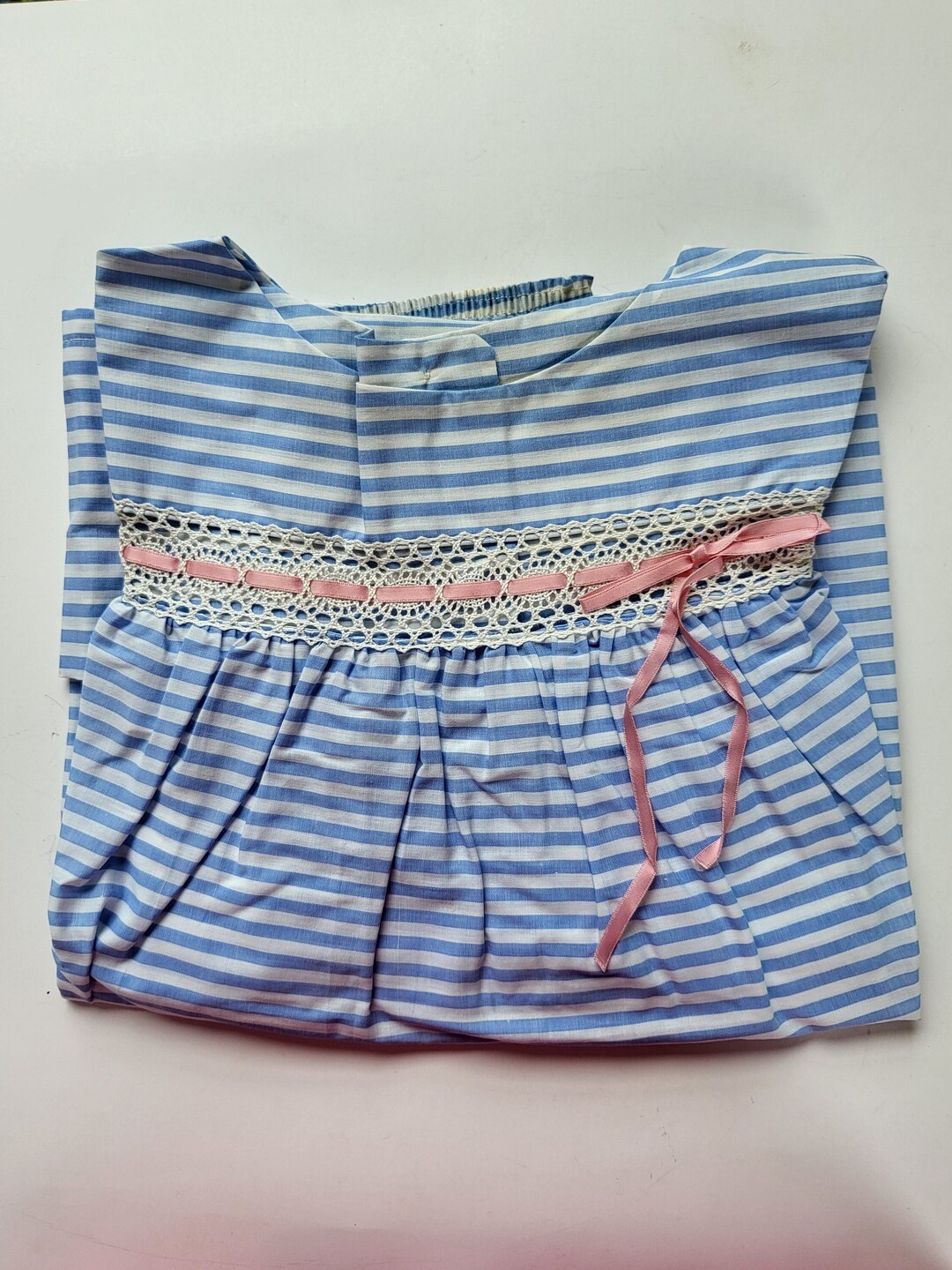 Vintage Lewis Frimel Co. Striped Cotton Pajama Set - Size 32 - Etsy
