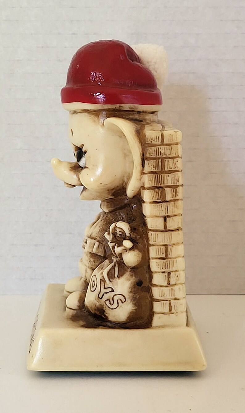 Vintage 1969 Russ Berrie Wallace Berrie Merry Christmas Mouse Santa ...