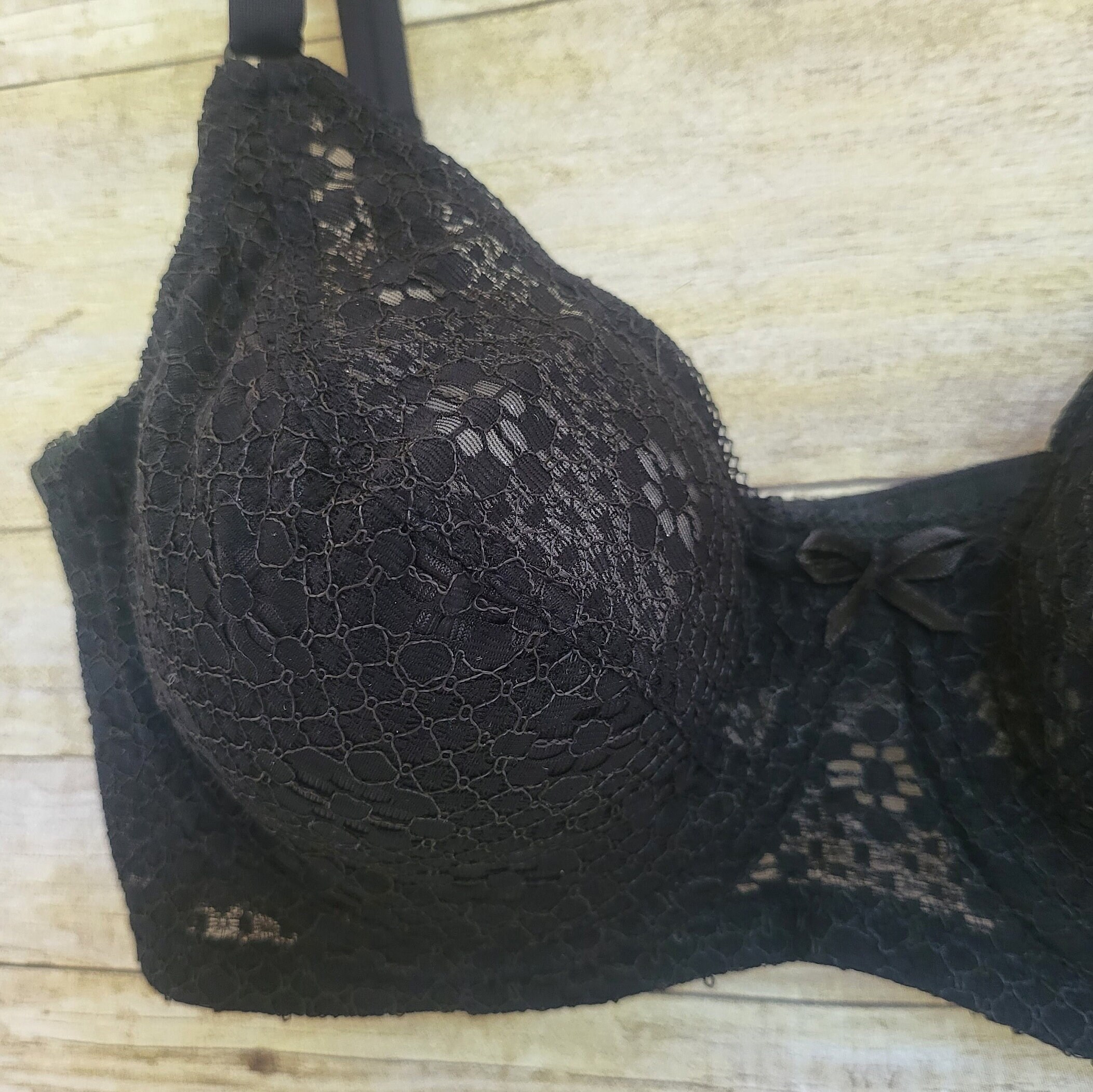 Vintage Maidenform so Tender Crochet Sea Dream Collection Black Lace ...