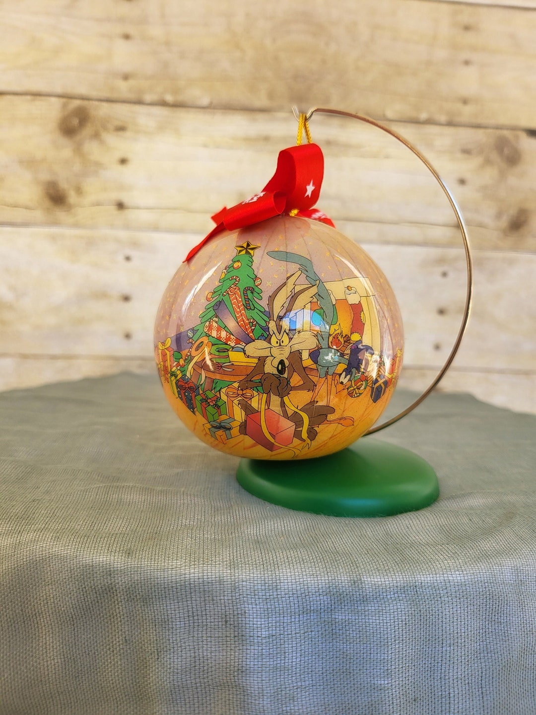 Vintage Matrix Looney Tunes Christmas Ornament Wile E Coyote & Road ...