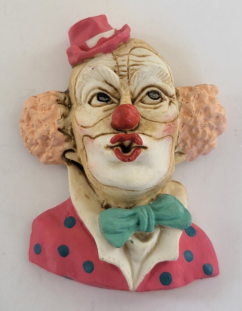 Vintage Cedar Point Circus Clown Resin Refrigerator Magnet - Etsy