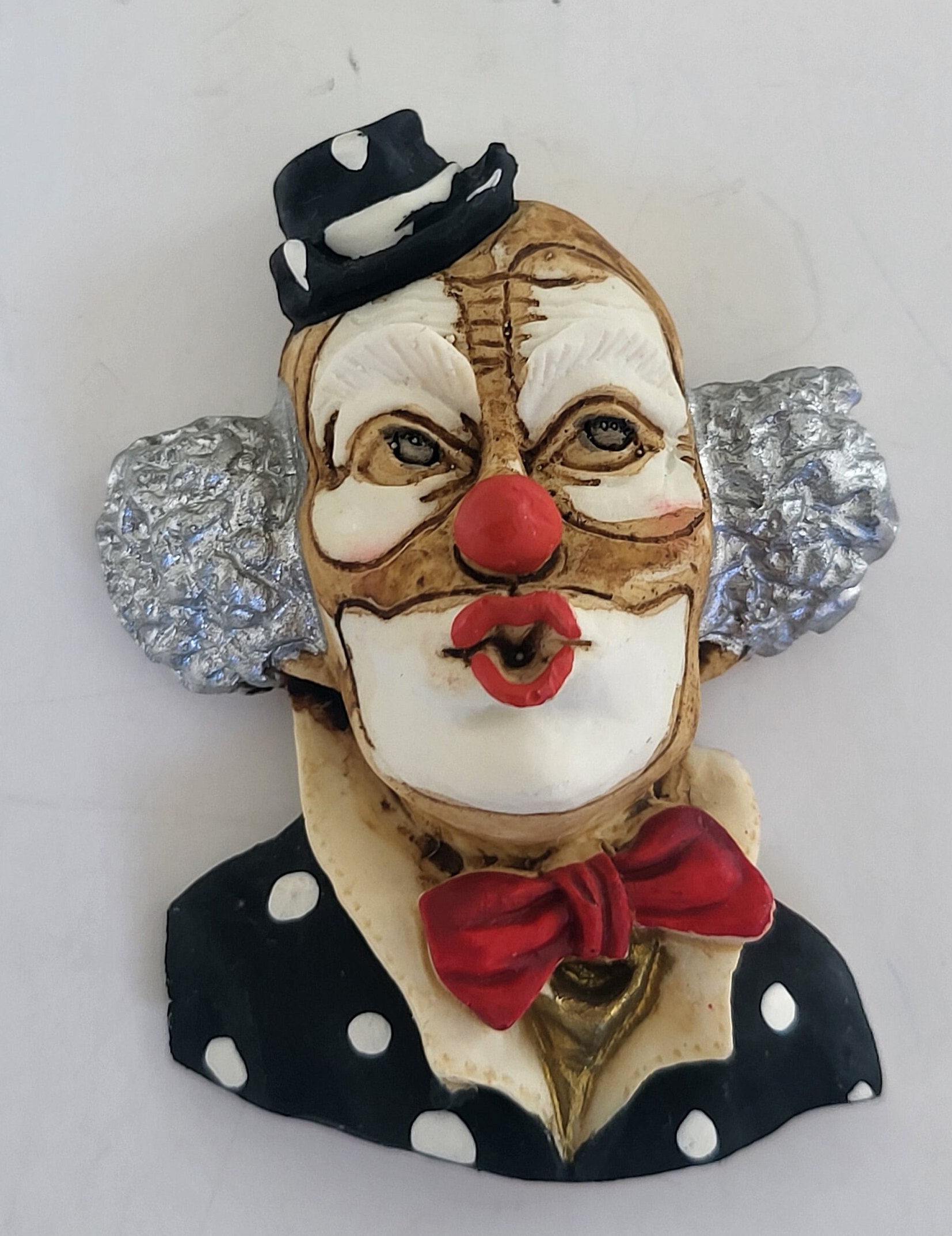 Vintage Cedar Point Circus Clown Resin Refrigerator Magnet Clown Magnet ...