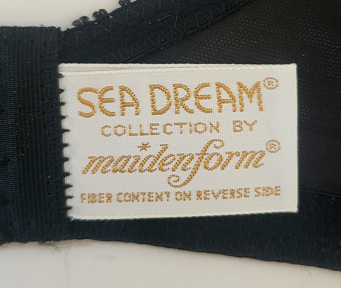 Vintage Maidenform so Tender Crochet Sea Dream Collection Black Lace ...