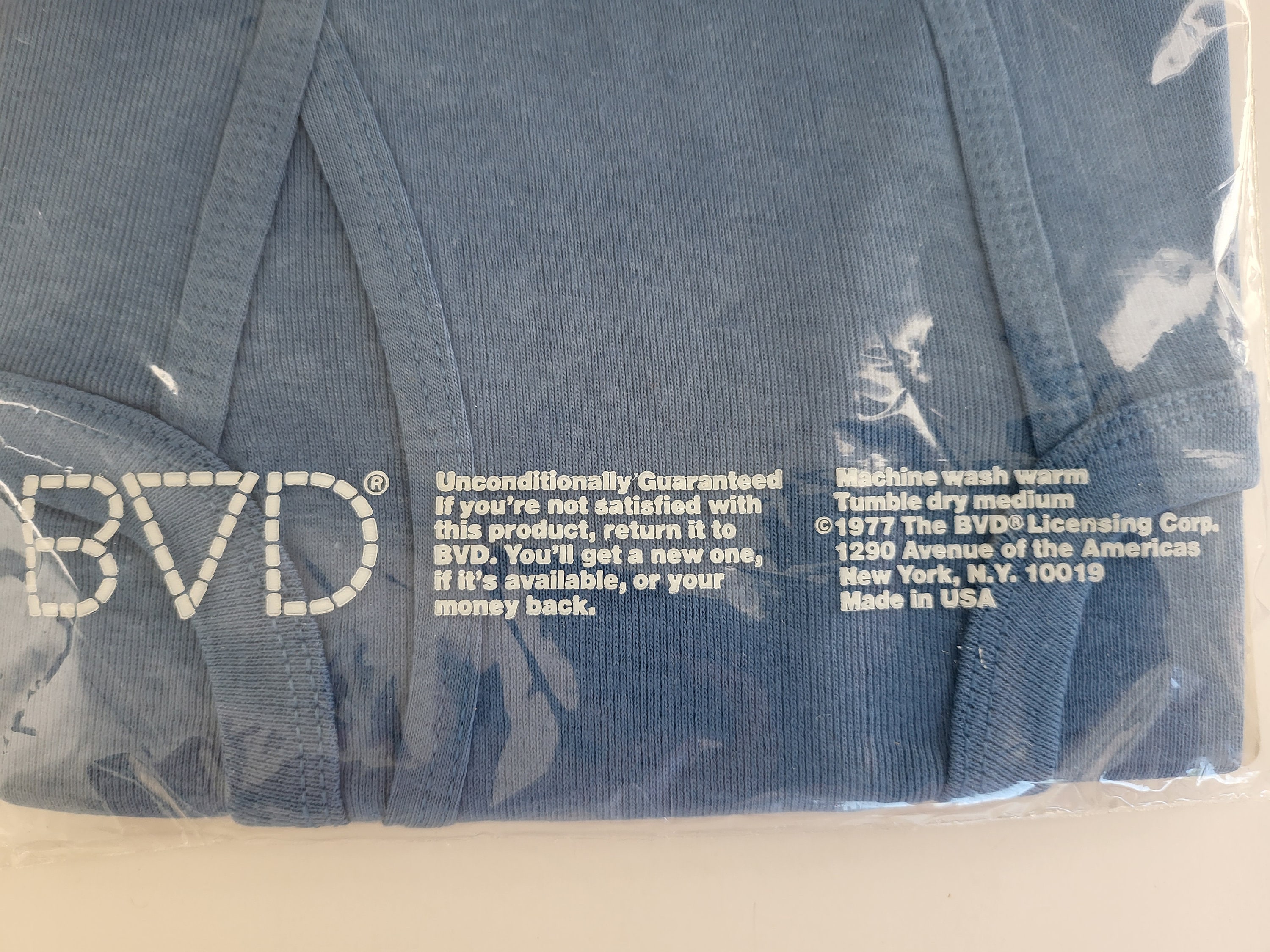 Vintage 1977 BVD Men's Medium Blue Brief 32 34 Vintage BVD Underwear in Original Packaging Never ...