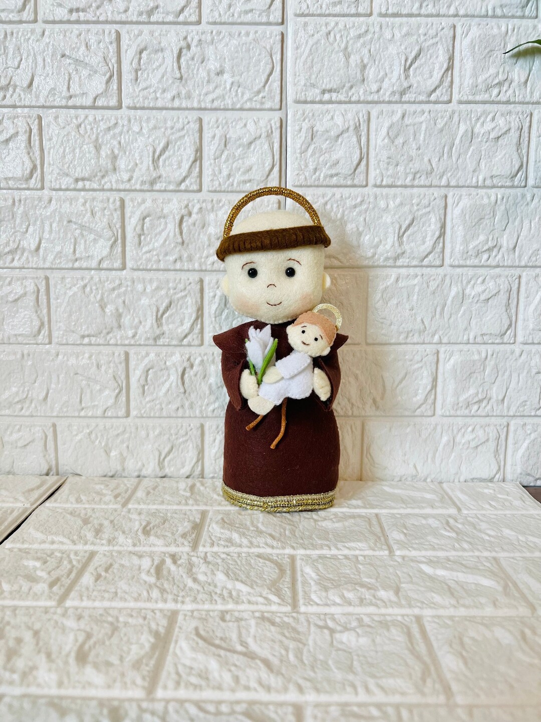 Saint Anthony Ornament , Saint Doll, Saint Ornaments, Baptism Gift ...
