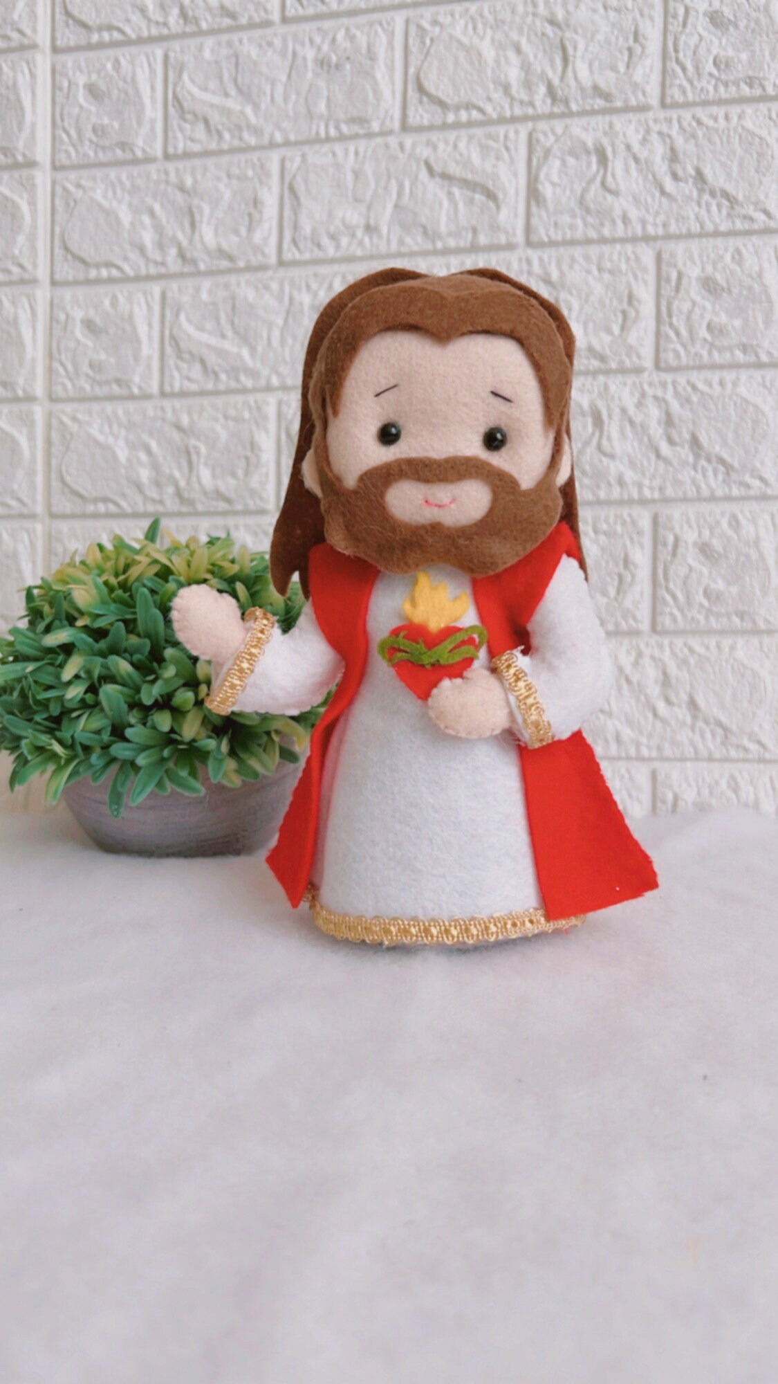 Sacred Heart of Jesus Doll Saint Dolls Jesus Rug Doll - Etsy