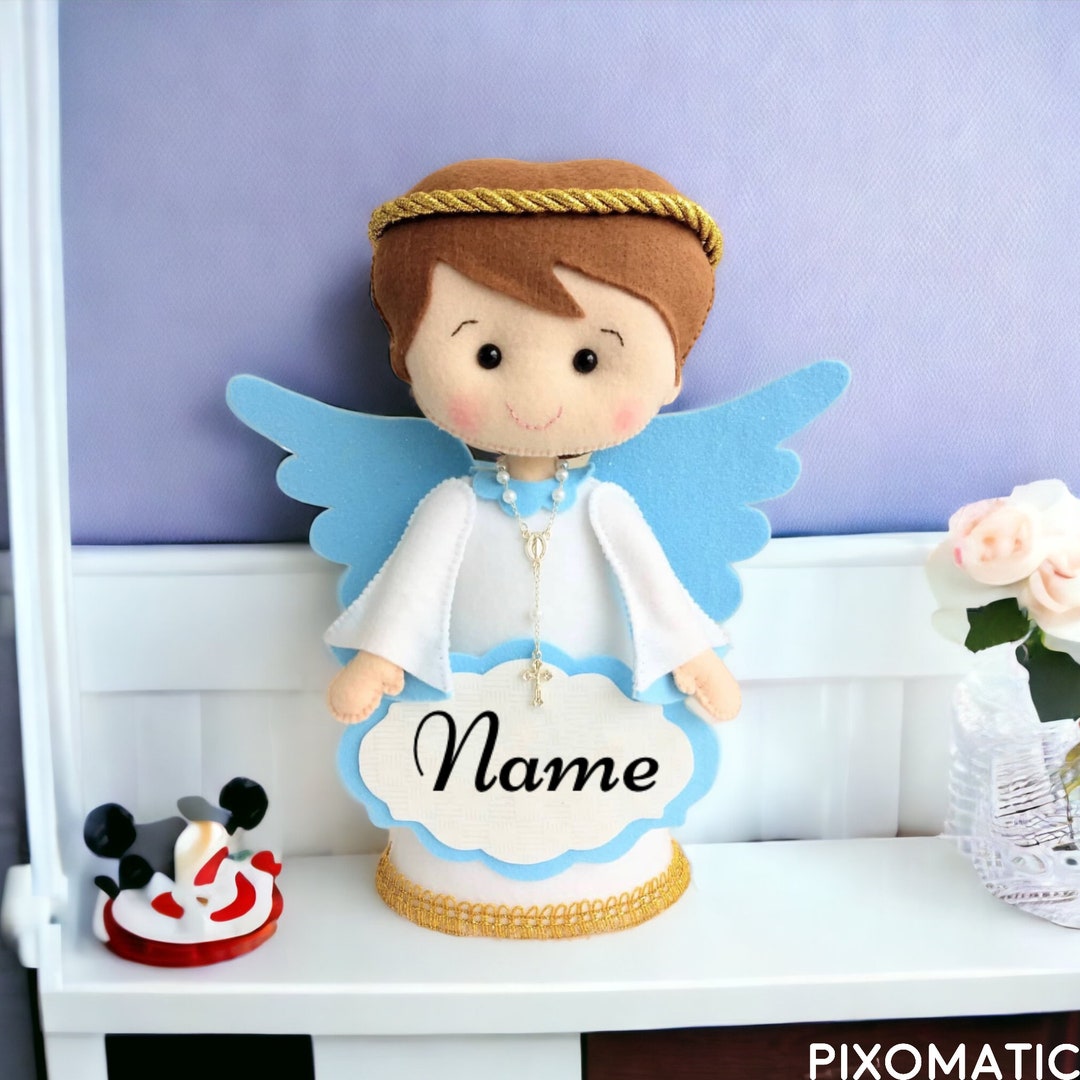 Angel Ornament With Name , Personalized Angel Ornament, Baby Room Decor ...